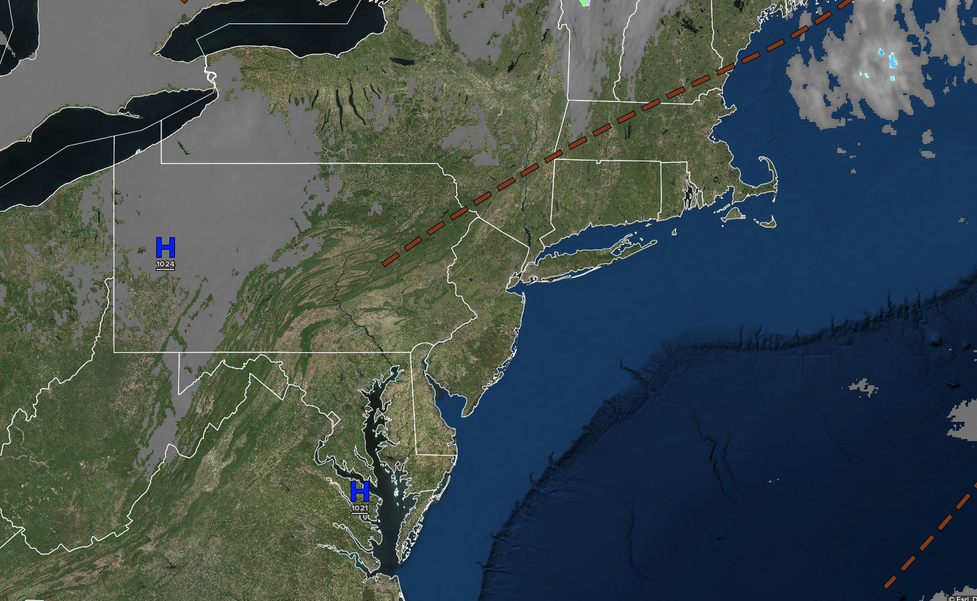 Tranquil Conditions Through The Rest Of The Week – NY NJ PA Weather