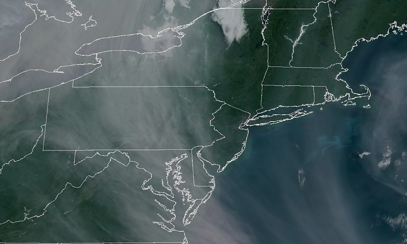 Warm, Hazy Sunshine – NY NJ PA Weather