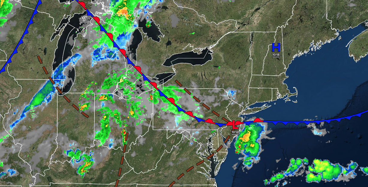Stormy Start To The Week – NY NJ PA Weather