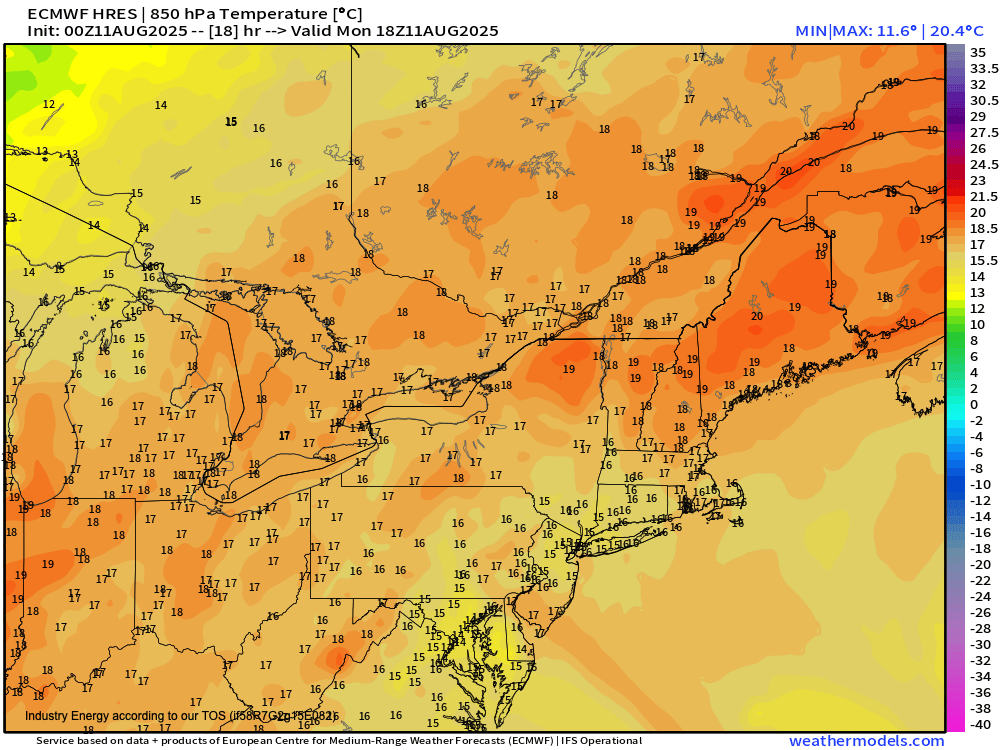 Warm Air Transport Returns – NY NJ PA Weather