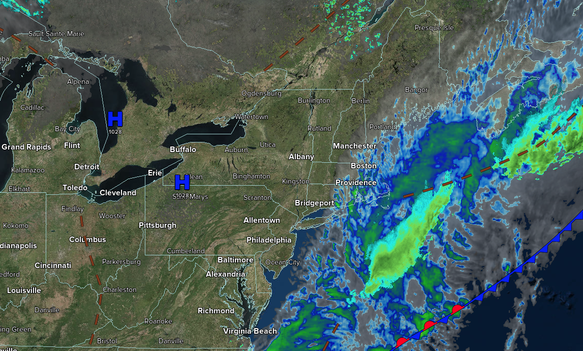 Pleasant Evening Conditions Continue – NY NJ PA Weather