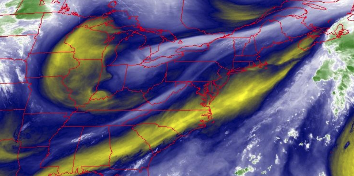 Subsidence At The Base Of Positively Tilted Trough – NY NJ PA Weather