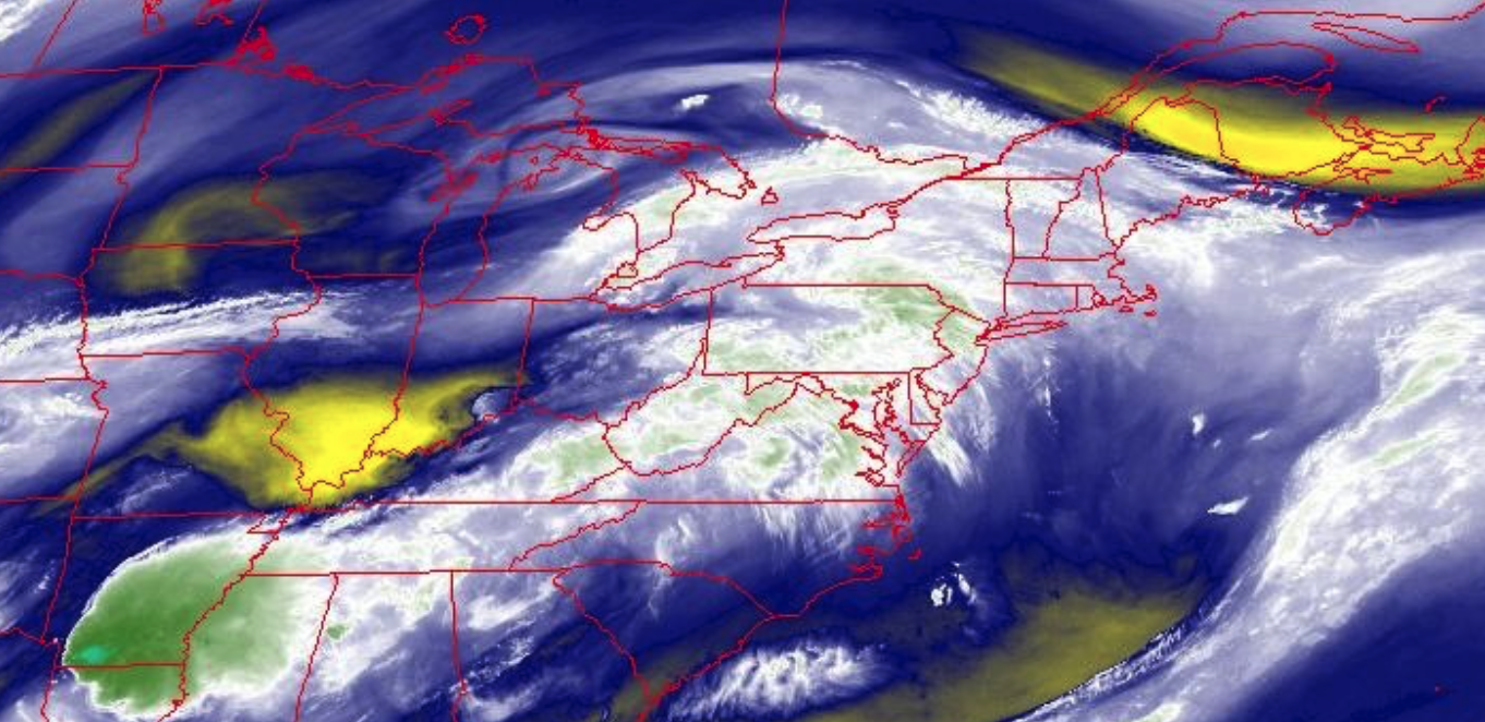 Departing Trough Drives Cold Front Southward – NY NJ PA Weather