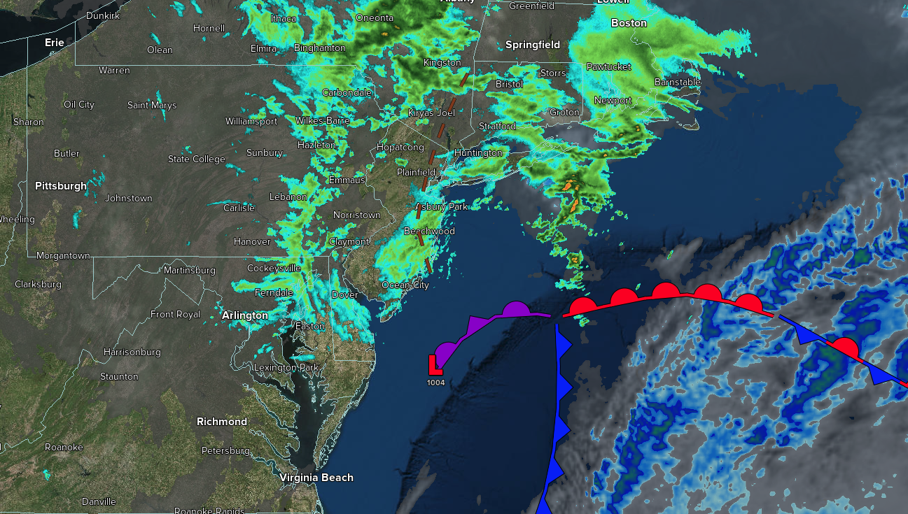 Rain And Windy Slowly Subsides Tonight – NY NJ PA Weather