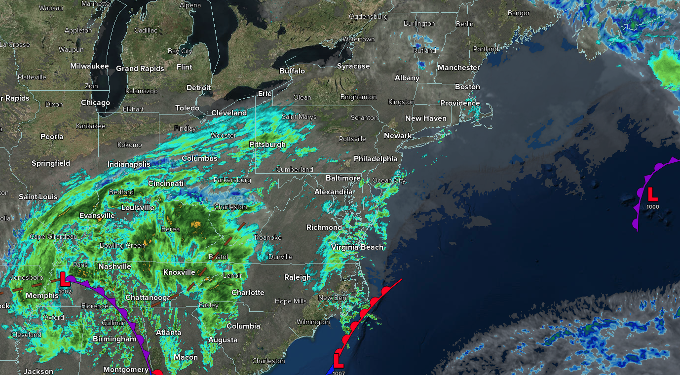 Rain And Wind Storm Approaching Tonight – NY NJ PA Weather