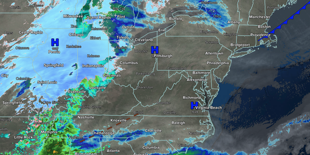 Clouds Increasing Ahead Of Wintry Mix Mess – NY NJ PA Weather