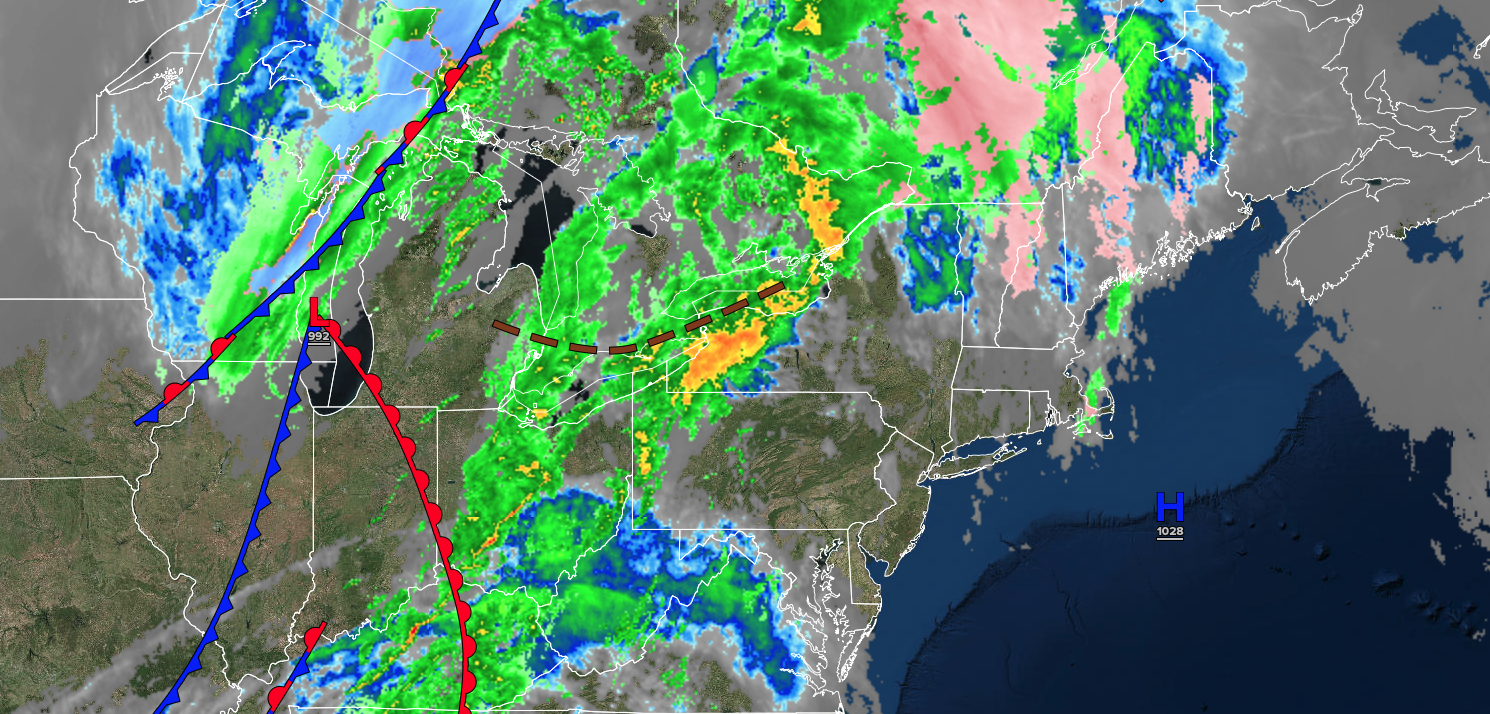 Showers This Evening, Heavy Rain Tomorrow – NY NJ PA Weather