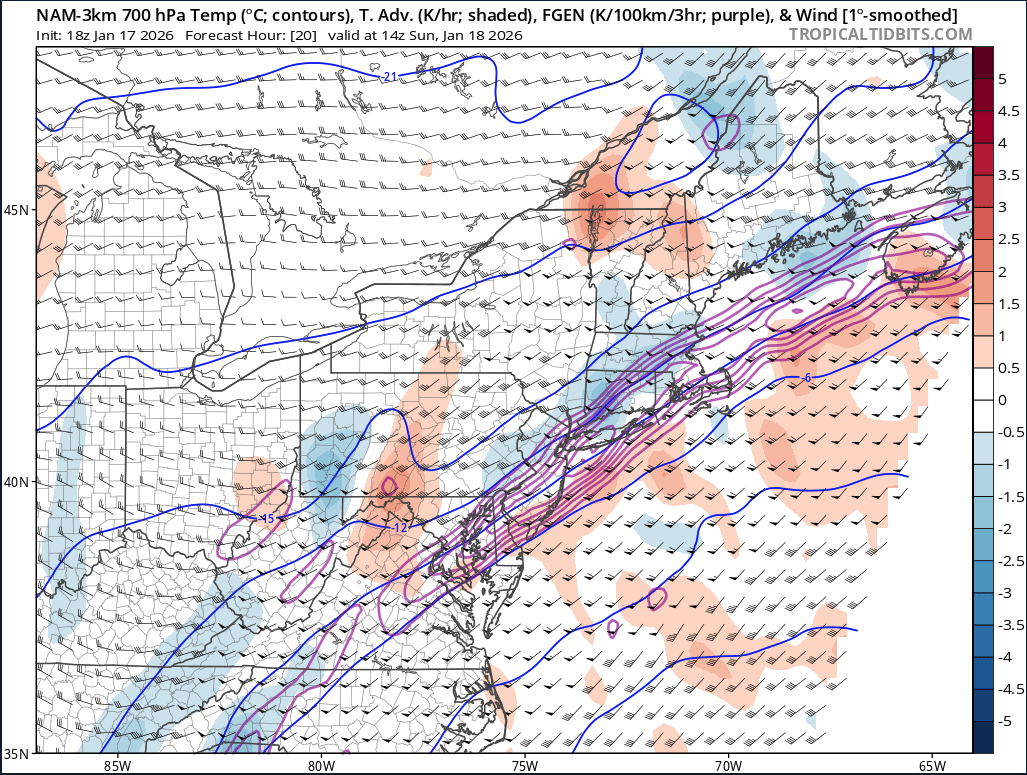Mesoscale Banding Drives Tomorrow’s Snowfall – NY NJ PA Weather