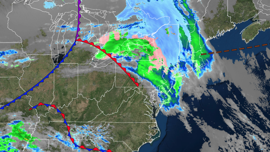 Clipper Brings A Light Wintry Mix – NY NJ PA Weather