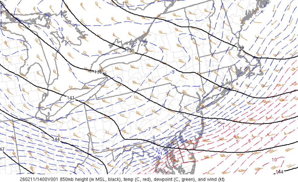 Strong Cold Air Transport Returns Today – NY NJ PA Weather