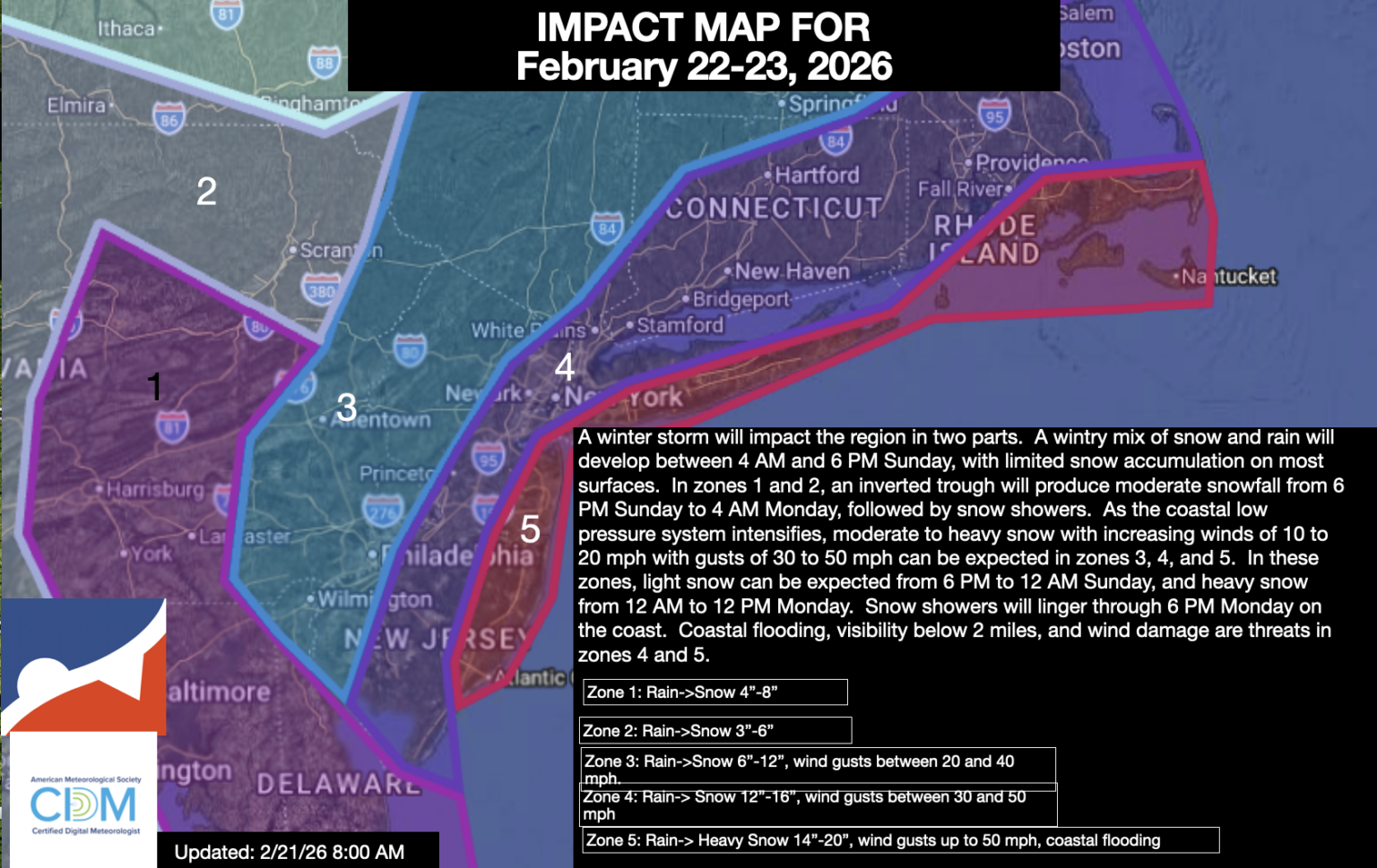 Storm Impact Breakdown – NY NJ PA Weather
